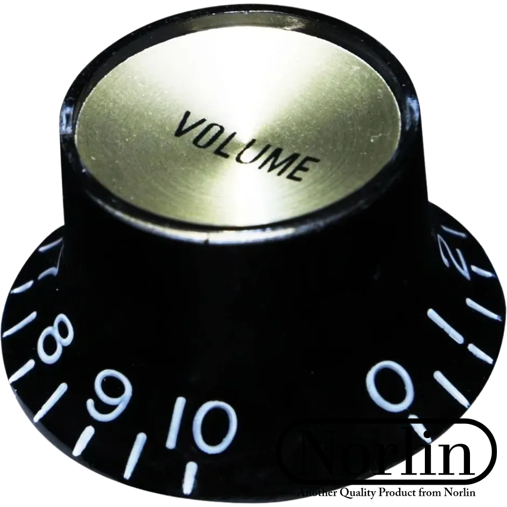 Embossed Top Hat Reflector Volume Knob for Gibson® Guitars– Brickhouse ...