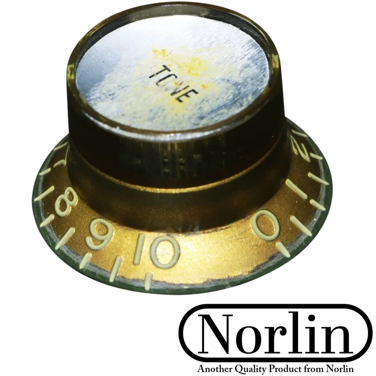 Embossed Aged Relic Top Hat Reflector Tone & Volume Knob for Gibson® G ...